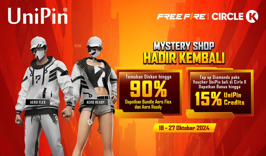 Top Up Free Fire pake Voucher UniPin di Circle K, Dapatkan Bonus hingga ...