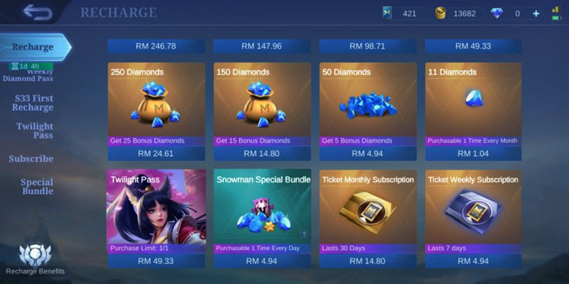Weekly Diamond Pass MLBB: Kegunaan & Cara Beli Paling Murah