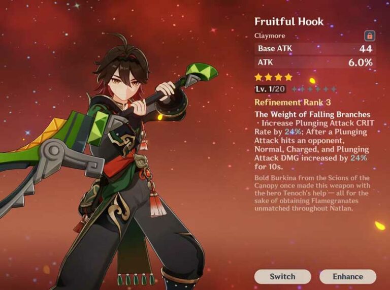 Fruitful Hook Genshin Impact: Quest, Reward, Cara Mendapatkan