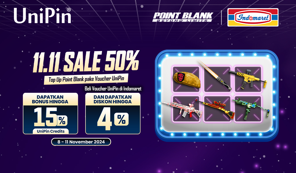 Top Up Point Blank pake Voucher UniPin, Dapatkan Bonus UniPin Credits ...