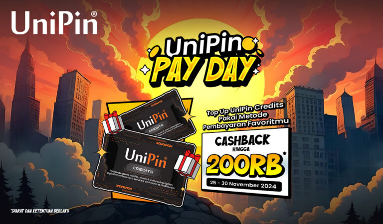 UniPin Payday - Cashback Hingga 200Ribu! - UniPin