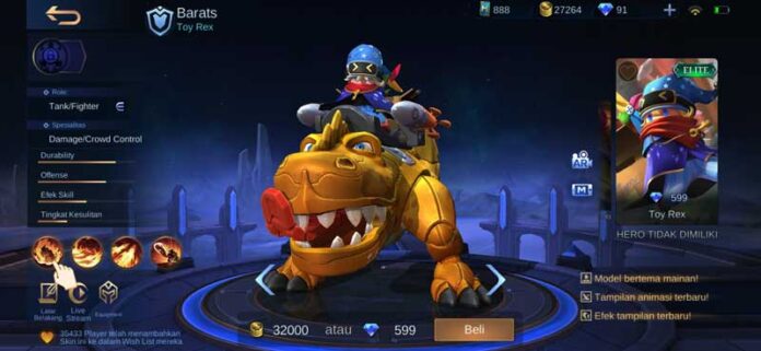 5 Hero Tank ML Tersakit untuk Push Rank 2025