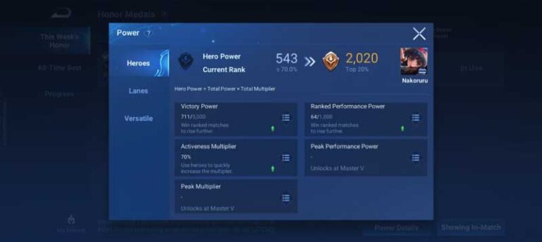 Hero Power ML: Pengertian dan Cara Menaikannya