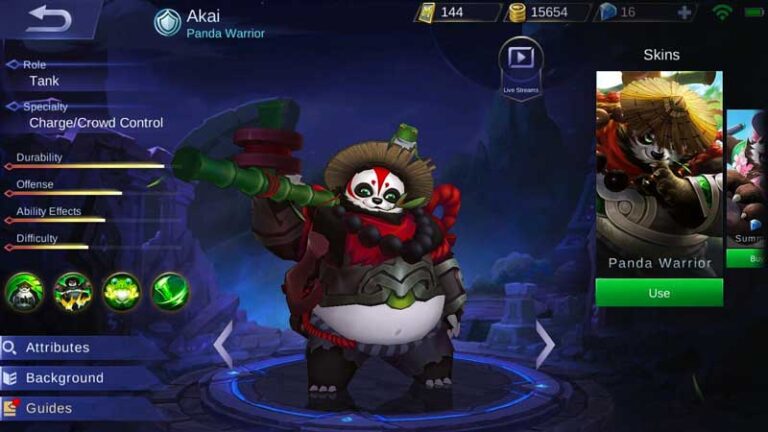 Ini Profil dan Kisah Hero Akai Mobile Legend