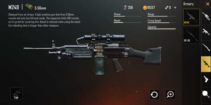 LMG PUBG Mobile: Daftar Senjata, Misi, hingga Damage