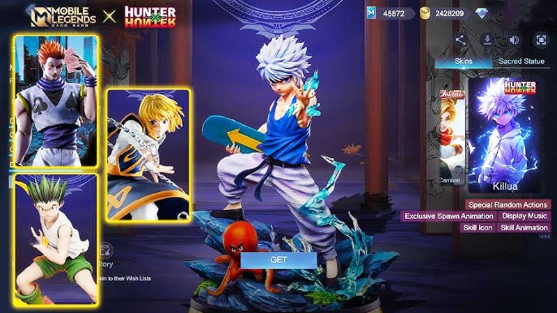 Lengkap! Ini 4 Hero Kolabroasi MLBB dengan Hunter x Hunter