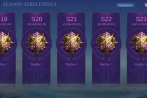 Menuju Reset Season, Ini Urutan Rank MLBB Terbaru