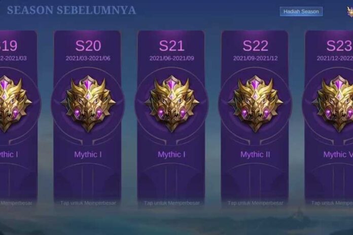 Menuju Reset Season, Ini Urutan Rank MLBB Terbaru