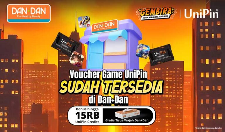 Voucher Game UniPin Kini Tersedia di DAN+DAN, Yuk Top Up Sekarang!