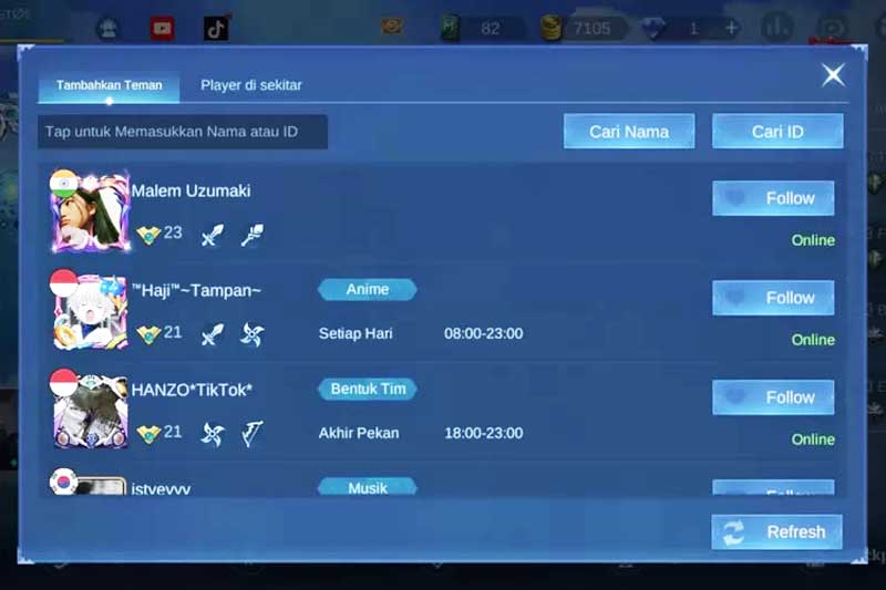 Rekomendasi Nama Mobile Legend Ml Keren 2025