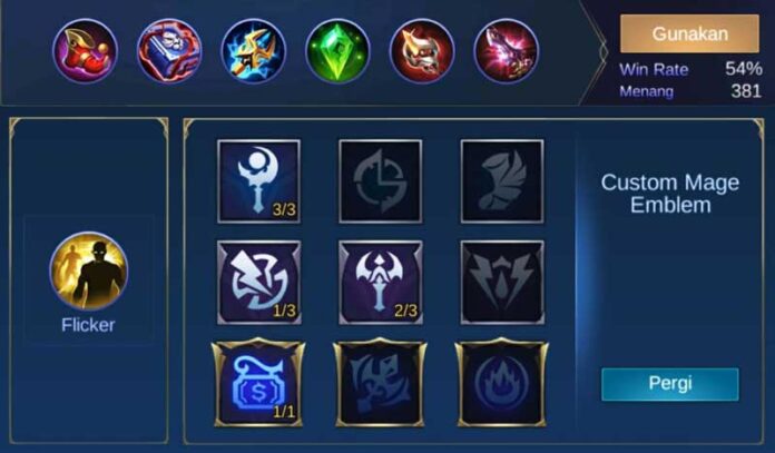 Emblem Mobile Legends Terbaik untuk Push Rank S35 2025