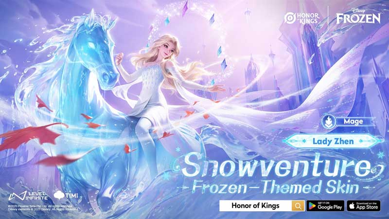 Skin Lady Zhen Snowventure HOK: Efek Visual dan Cara Mendapatkan