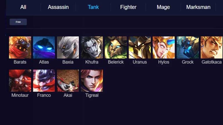 Total Hero Mobile Legend Sekarang dan Urutan Namanya