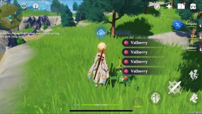 Daftar lokasi Valberry Genshin Impact dan Fungsinya