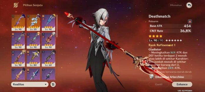 Deathmatch Genshin Impact: Cara Dapat, Karakter dan Rewards