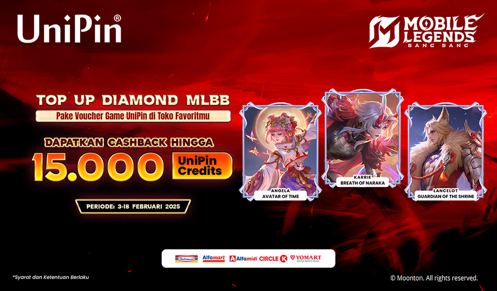Top up Diamond MLBB pakai Voucher UniPin & raih bonus hingga 15rb ...