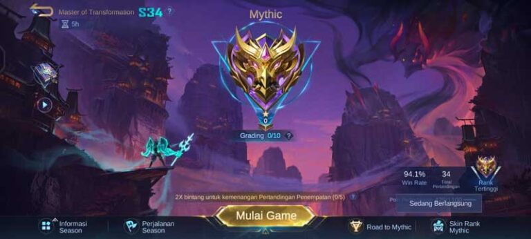 Apa itu Mythic Mobile Legend Grading dan Mekanismenya di 2025