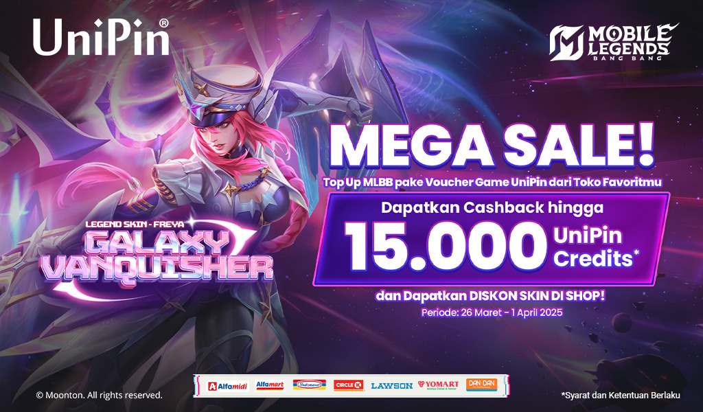 Diskon Skin MLBB! Top up pakai Voucher Game & raih bonus ekstra! - UniPin