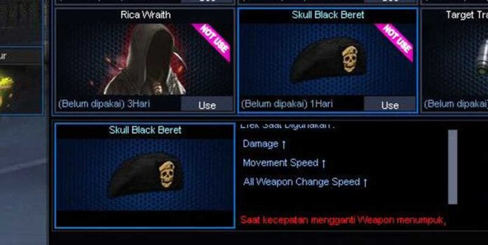 Harga Skull Beret Point Blank 2025