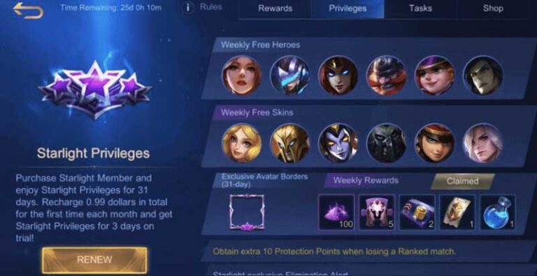 Ini Gift Starlight Pass Mobile Legends Maret 2025