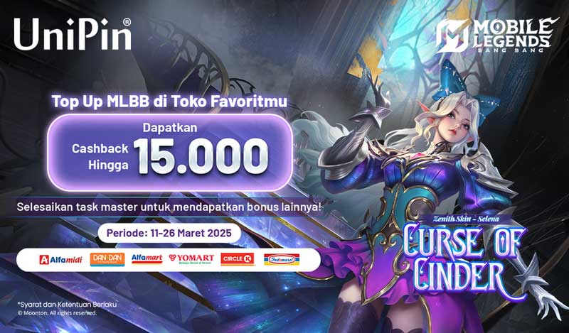 Promo Ramadan ML: Beli Voucher Game UniPin, Dapat Bonus hingga 15K UC!