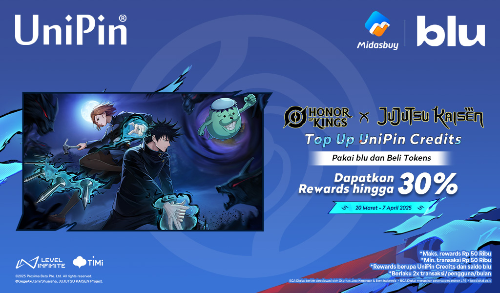 Top Up UC Pakai blu, Beli Token Honor of Kings Dapatkan Rewards Hingga ...