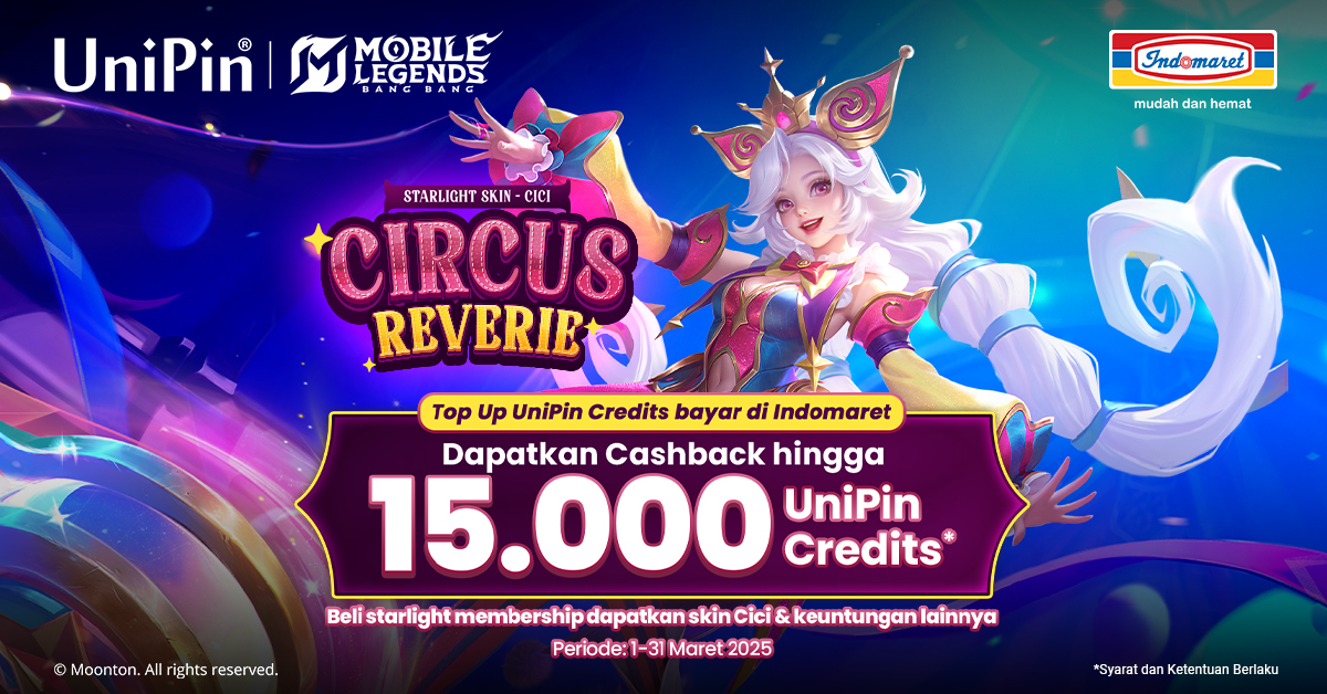 Top Up UniPin via Indomaret, Beli Starlight, Dapat Bonus! - UniPin