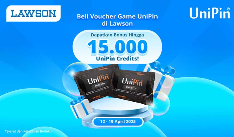 Beli Voucher UniPin di Lawson, Dapatkan Cashback Hingga 15K UC!
