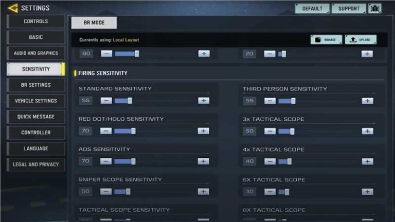 COD Mobile Setting 4 Jari Download Paling GG!