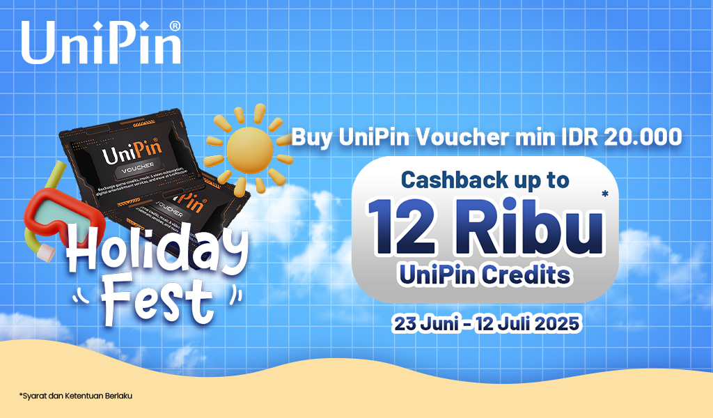 UniPin Holiday Fest DISKON hingga 10% - UniPin
