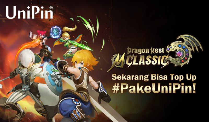 Dragon Nest M: Classic Kini Bisa Top Up #PakeUniPin! - UniPin