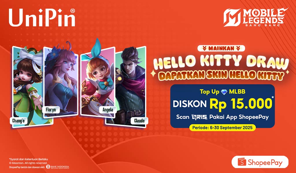 Ikuti Hello Kitty Draw & dapatkan skin Hello Kitty di MLBB! Top Up di ...