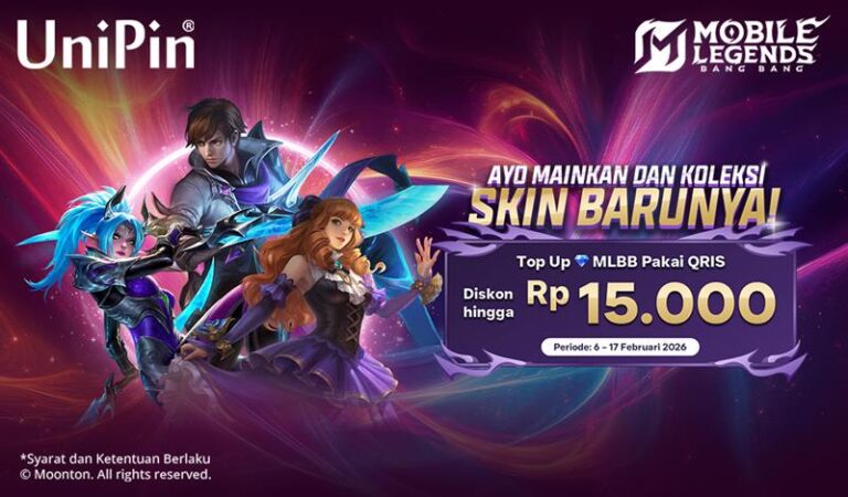 Ayo Koleksi Skin Baru! Top Up Diamonds MLBB di UniPin pakai QRIS ...
